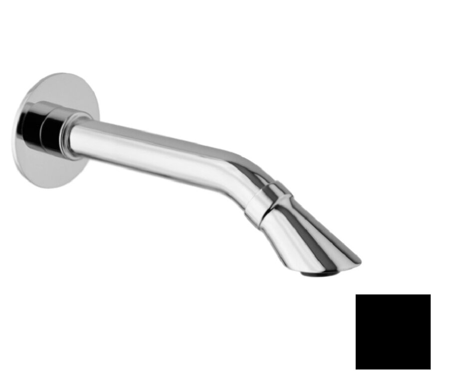 Излив Webert Opera AC0983560 для встраиваемого смесителя, черный матовый, купить в Москве