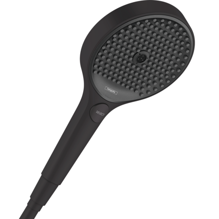 Ручной душ Hansgrohe Rainfinity 130 26864670, 3 типа струи, чёрный ...