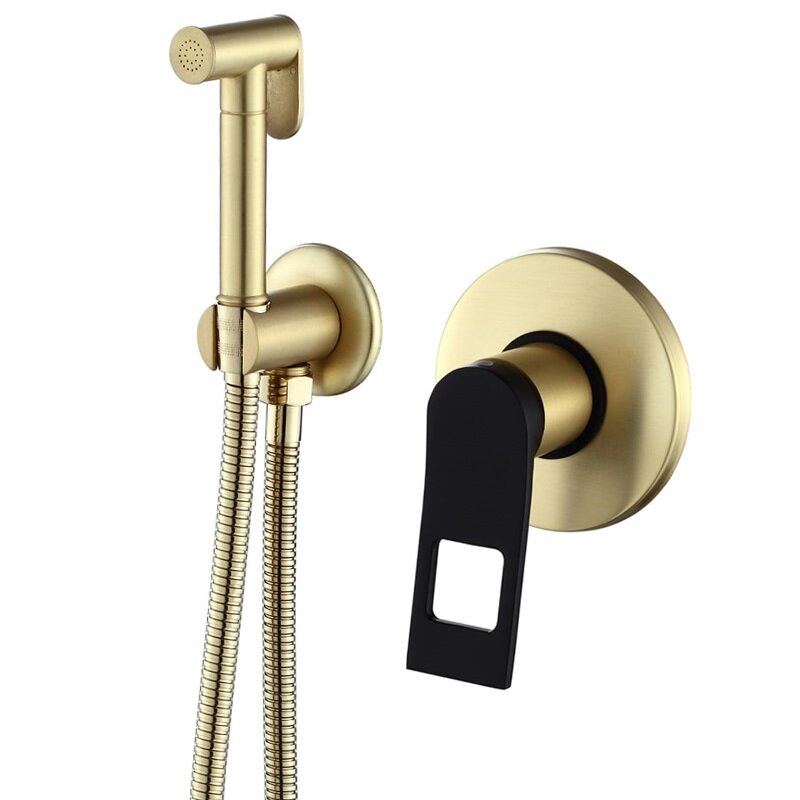 Гигиенический душ Bronze de Luxe Element EL28GB, со смесителем, матовое ...
