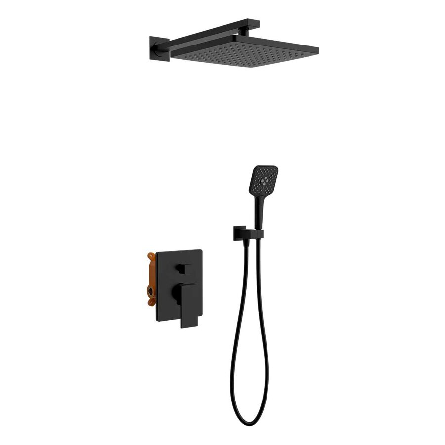 Душевая система Vincea Next VSFW-1N1MB, встраиваемая, черный матовый ...